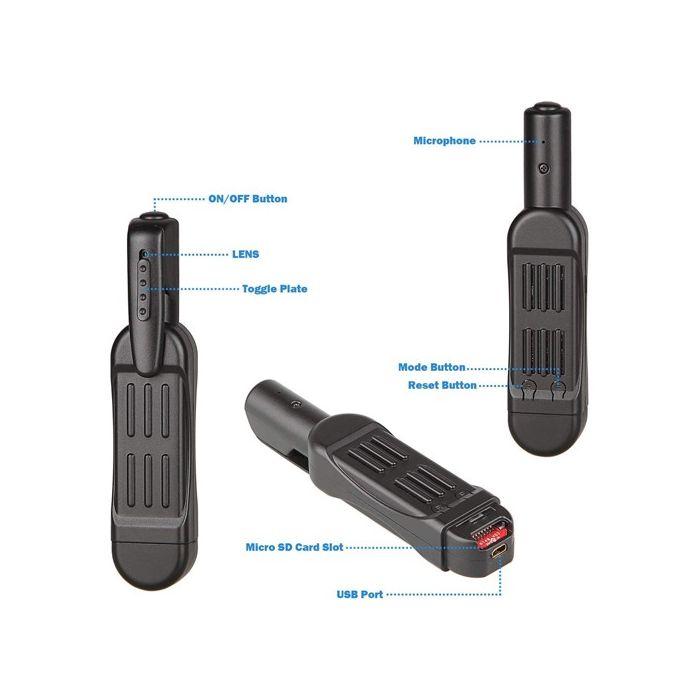 Discrete Disguised Pocket Clip Hidden Spy Camera with Built in DVR ...