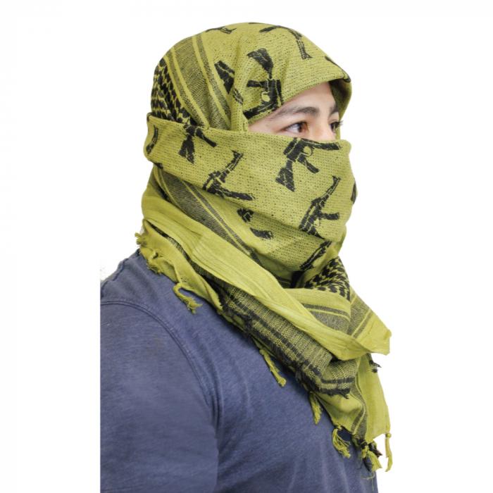 Streetwise Security Tactical Shemagh Machine Gun Green for Women % Men ...